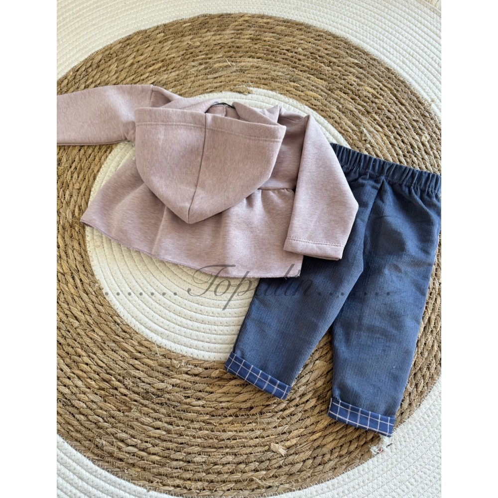 De 3 a 24m conjunto pantalón pana niña Sinus